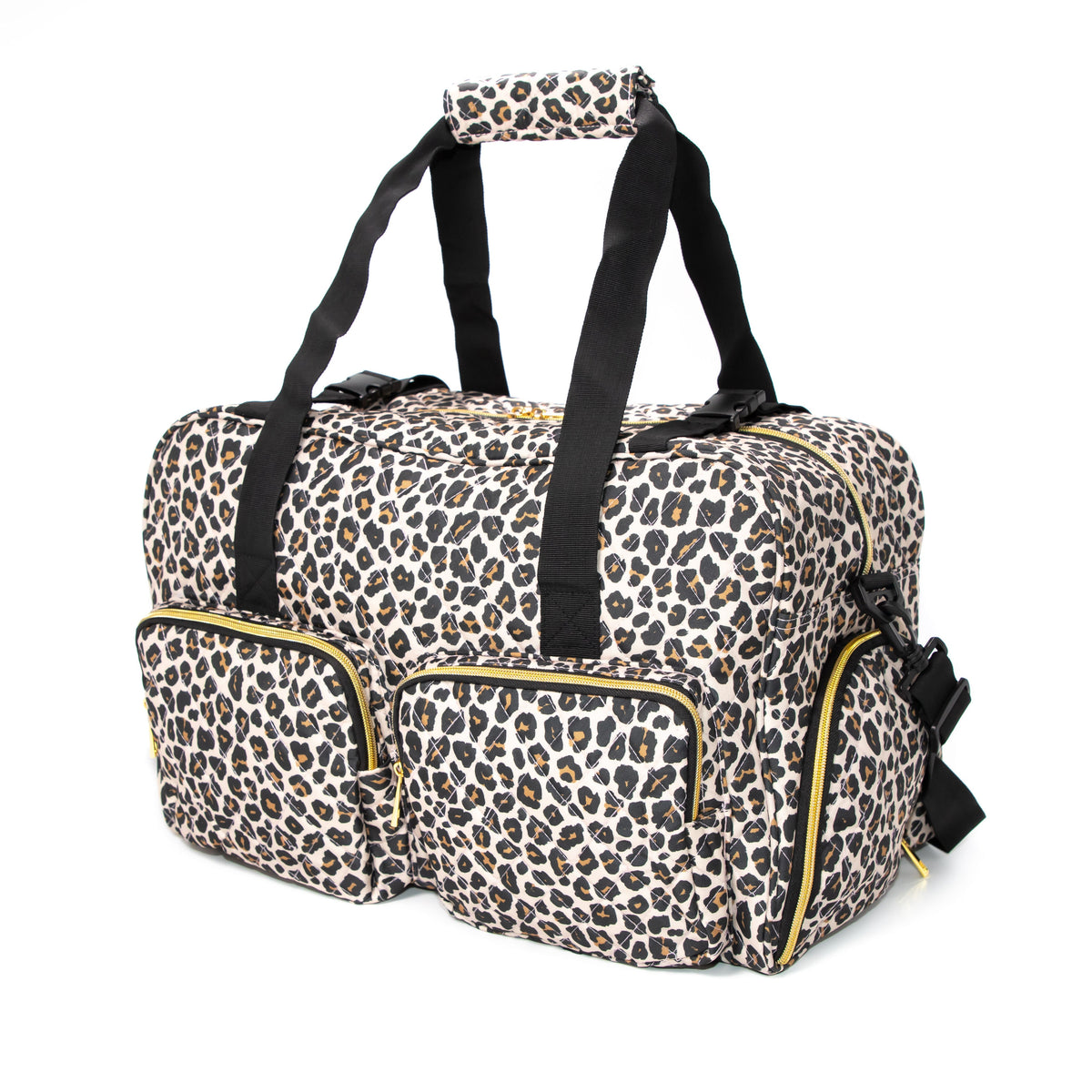 GRAB IT & GO FITNESS TRAVEL DUFFEL BAG- ANIMAL PRINT – THE POSHnFIT SHOP